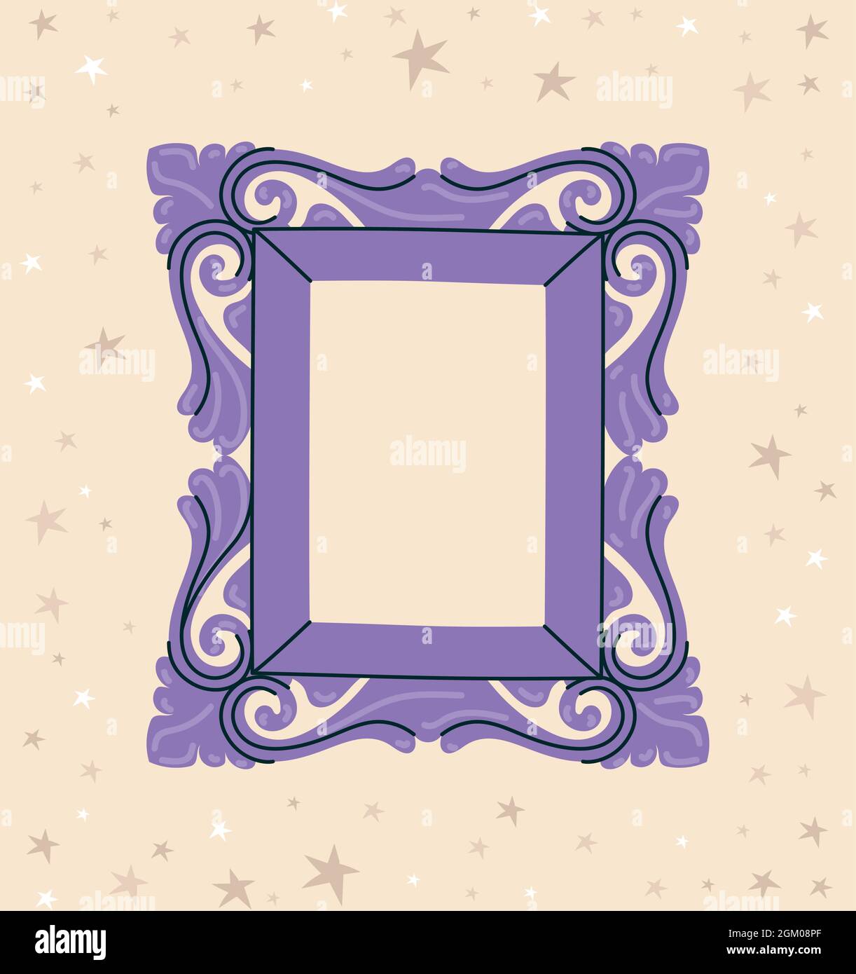 nice purple frame Stock Vector Image & Art - Alamy
