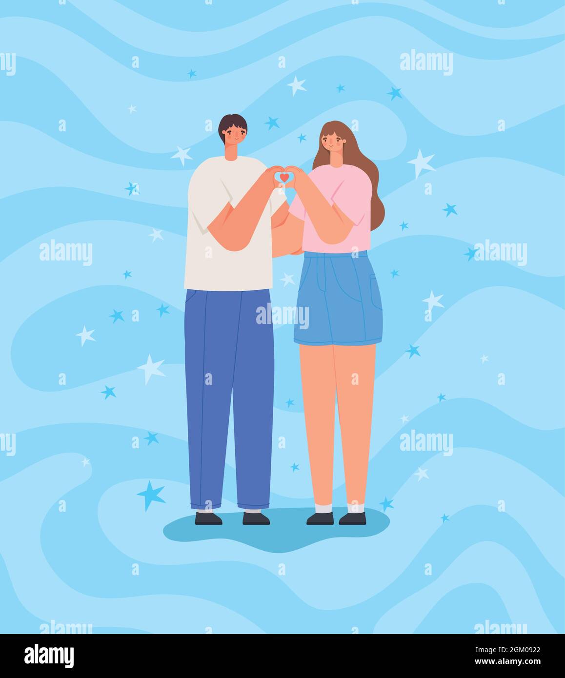 loving couple poster Stock Vector Image & Art - Alamy