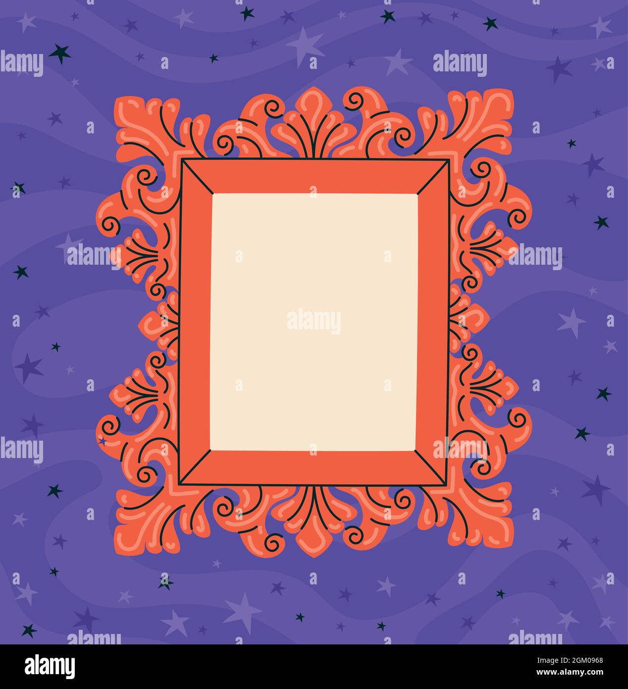 nice red frame Stock Vector Image & Art - Alamy