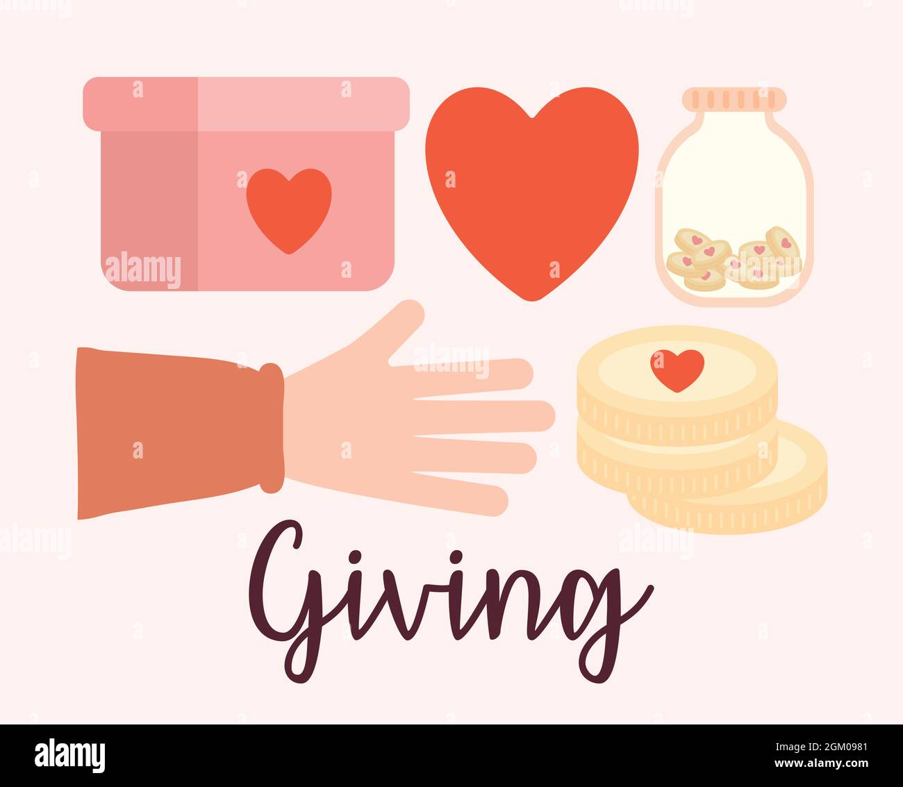 pretty giving icons Stock Vector Image & Art - Alamy