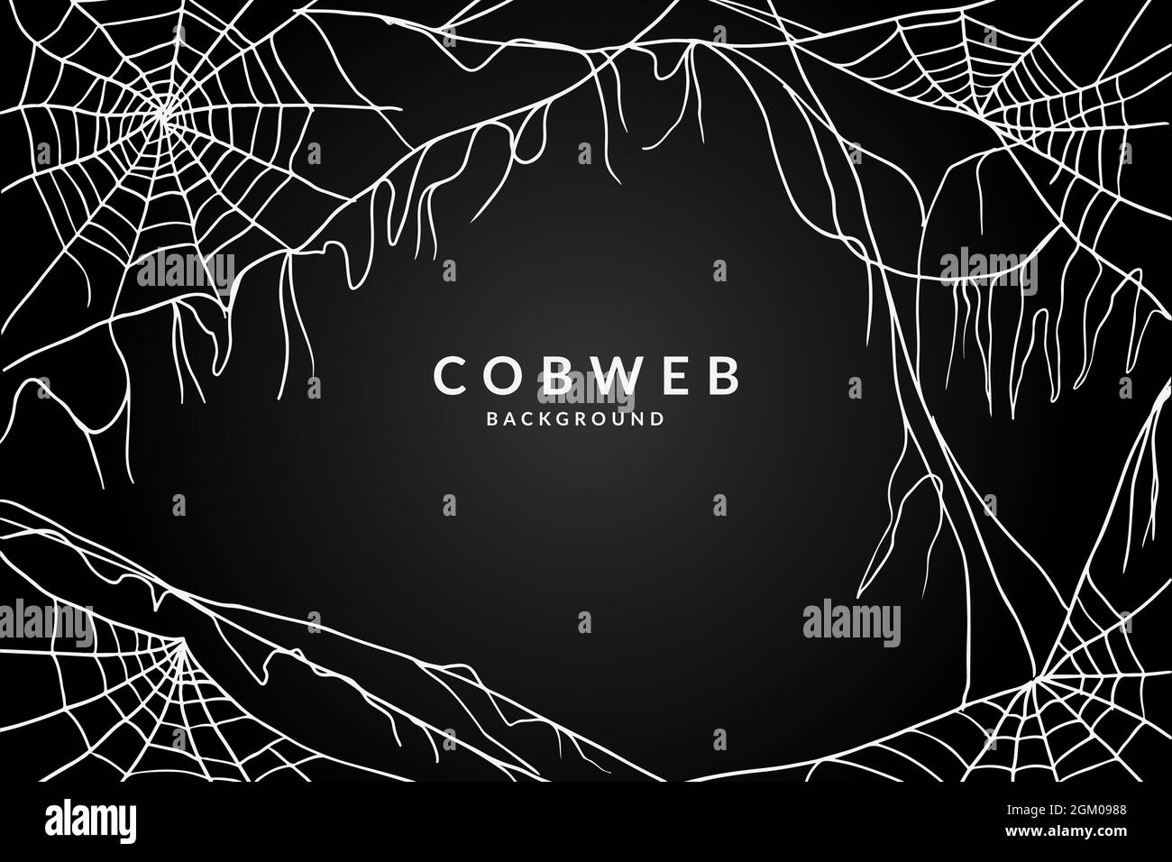 halloween cobweb background vector illustration Stock Vector Image ...