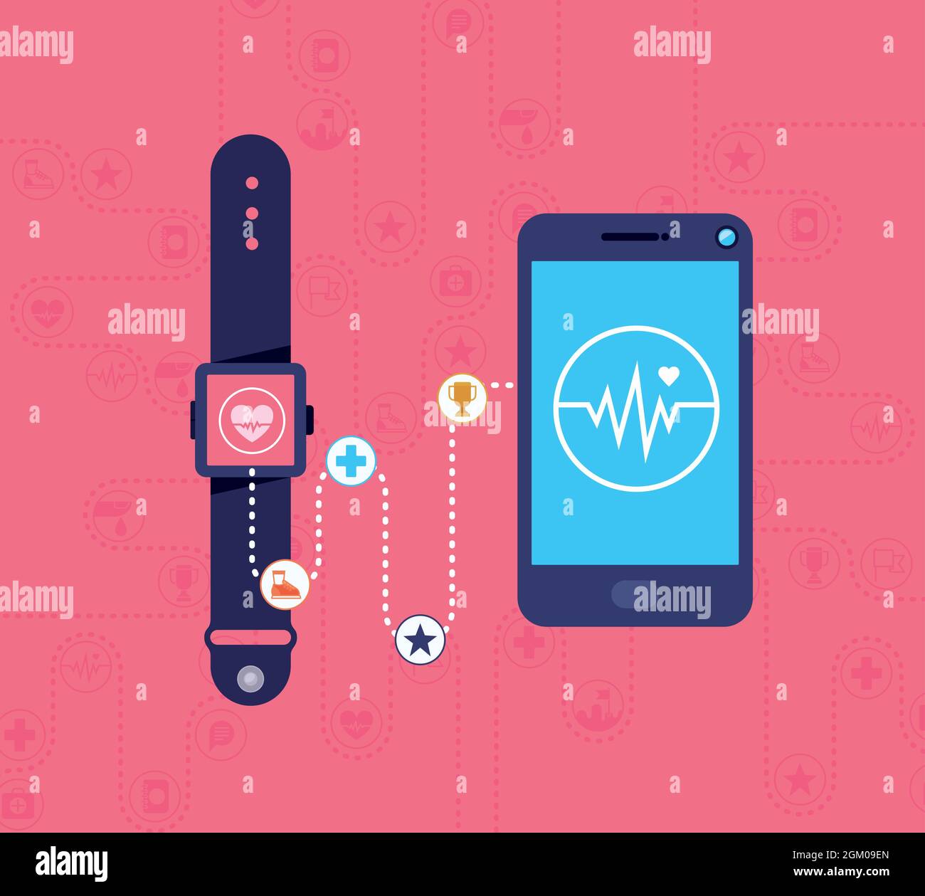 health devices poster Stock Vector Image & Art - Alamy