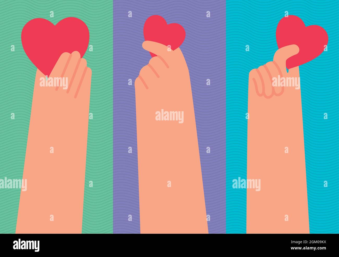 pretty hand cards Stock Vector Image & Art - Alamy