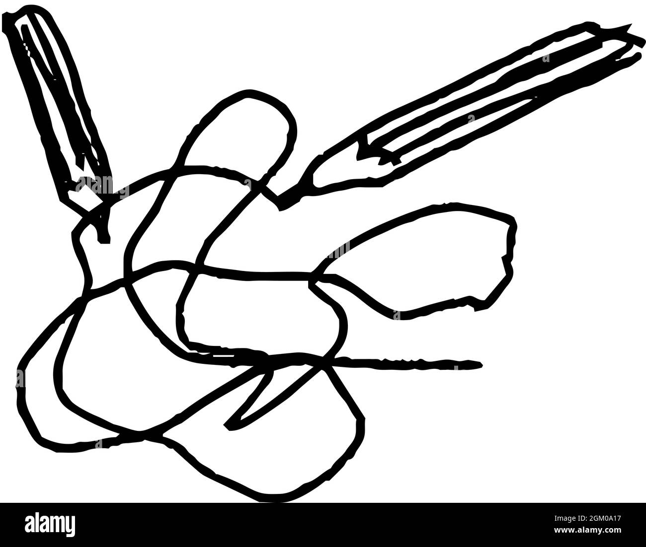 This is a illustration of Pencil scribble drawn by a child Stock Vector ...
