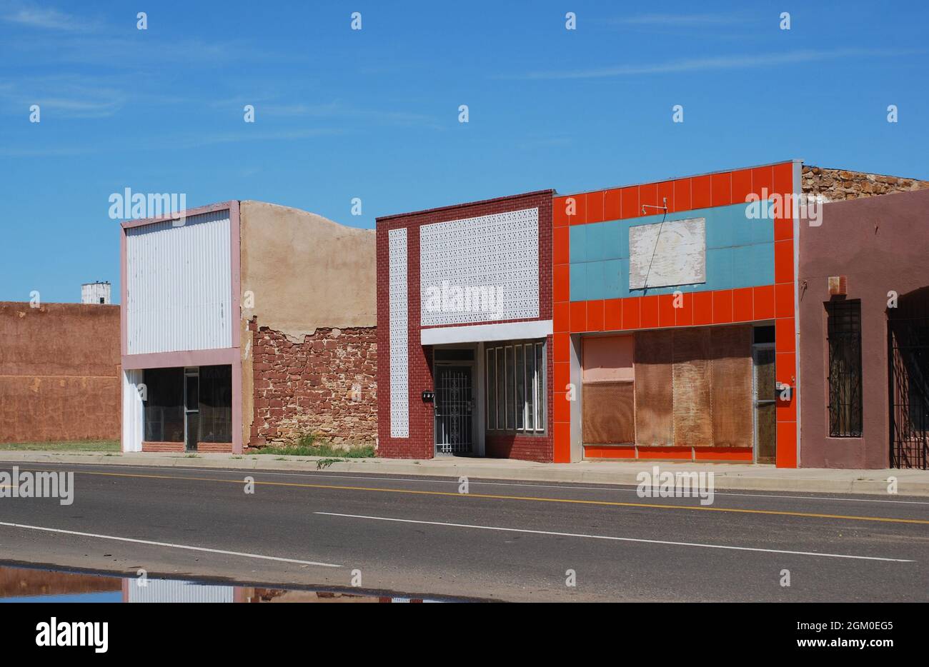 Old Tucumcari, New Mexico Stock Photo - Alamy