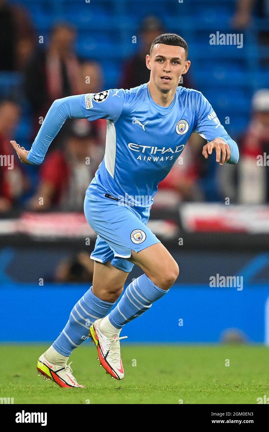 Phil Foden #47 of Manchester City in action during the game Stock Photo ...