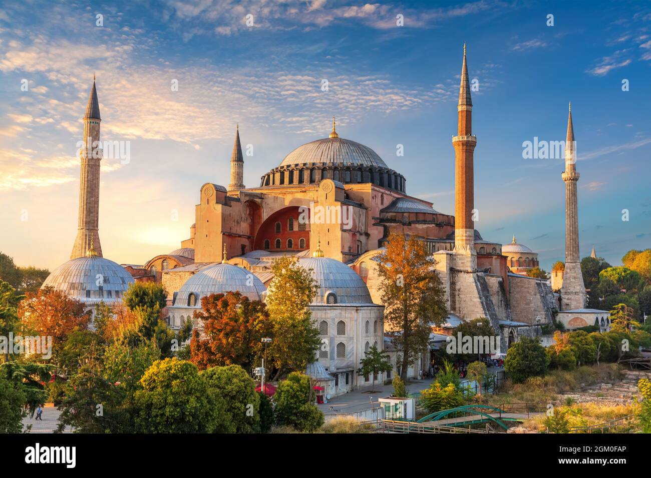 Hagia Sophia, famous landmark of Istanbul, Turkey Stock Photo - Alamy