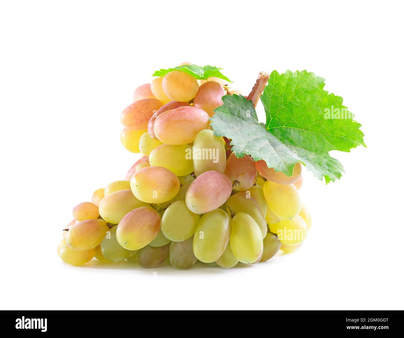 Bunch of grape on white background Stock Photo - Alamy
