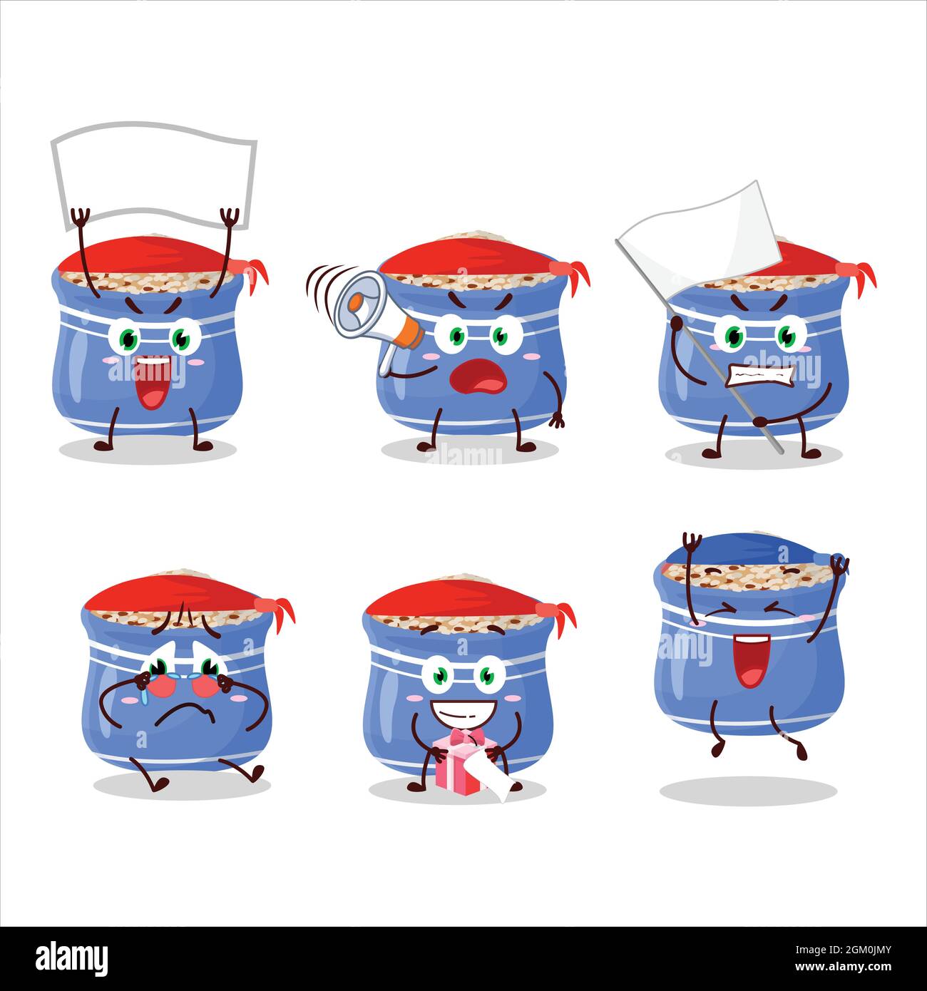 Mascot design style of sesame seeds character as an attractive ...