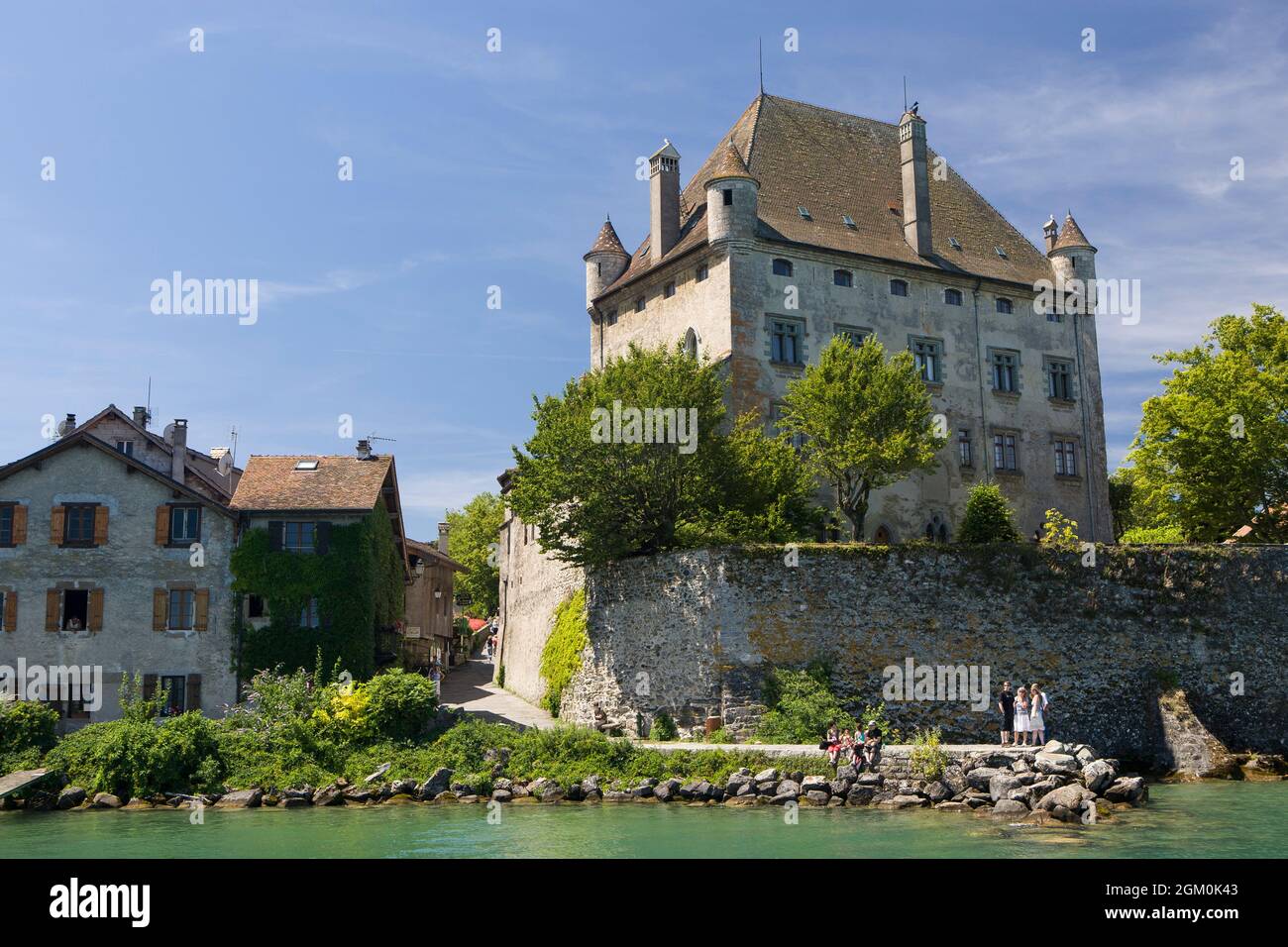 Yvoire castle hi-res stock photography and images - Alamy