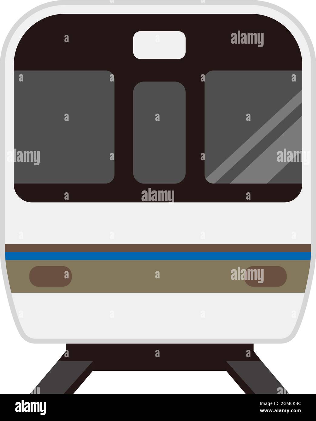 Train icon (front view) vector illustration Stock Vector Image & Art ...