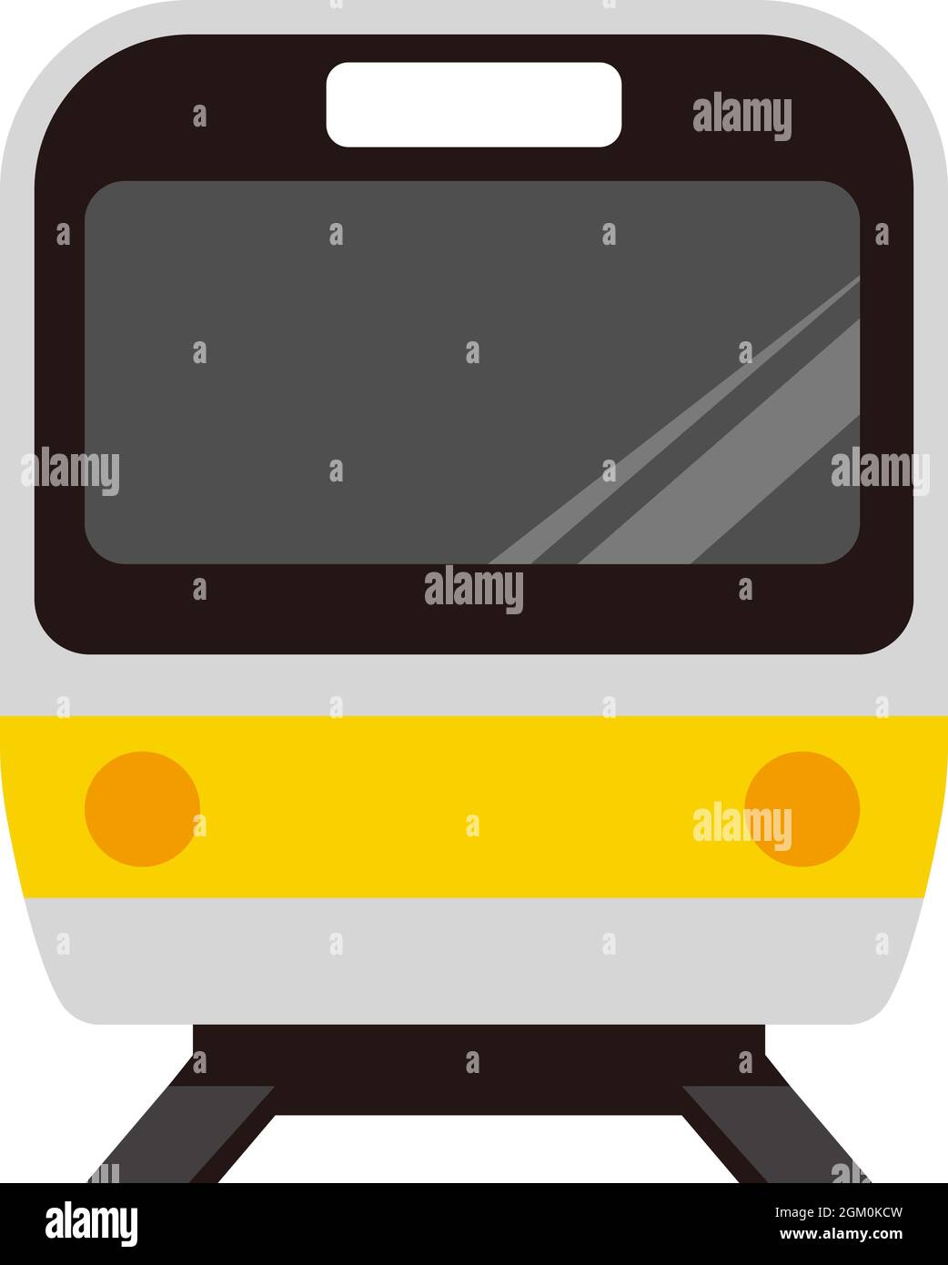 Train icon (front view) vector illustration Stock Vector Image & Art ...