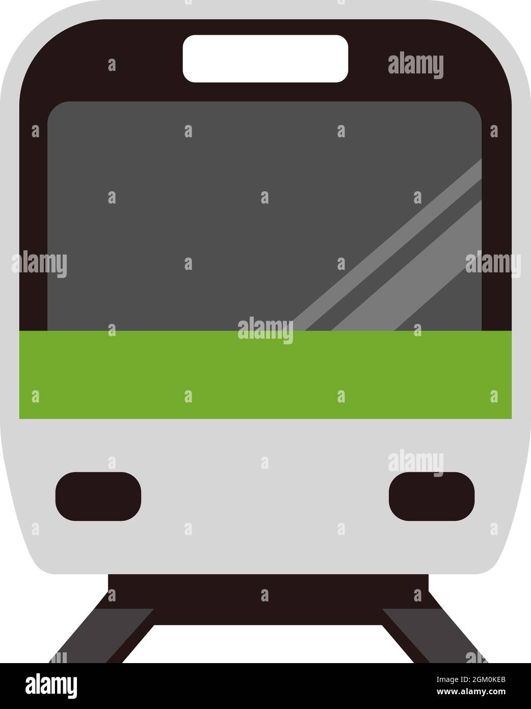 Train icon (front view) vector illustration Stock Vector Image & Art ...
