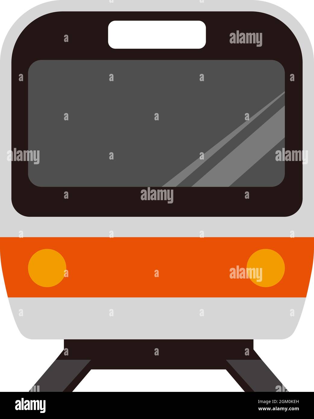 Train icon (front view) vector illustration Stock Vector Image & Art ...