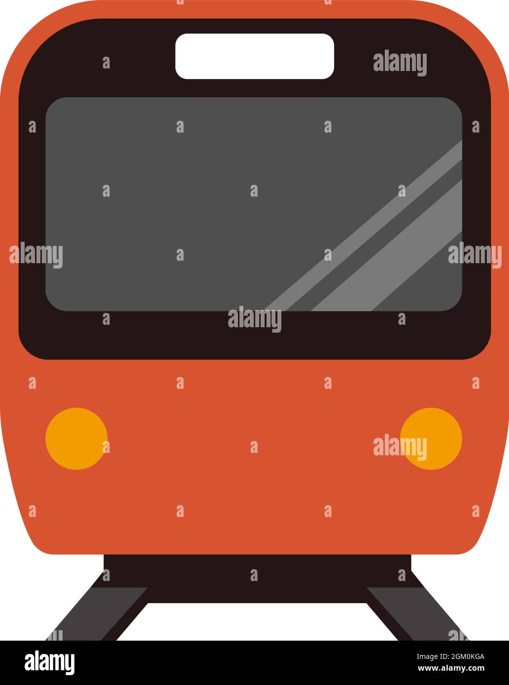 Train icon (front view) vector illustration Stock Vector Image & Art ...