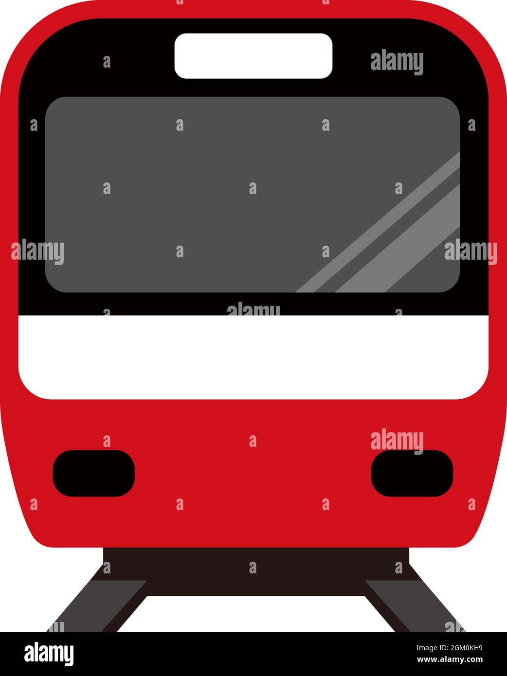 Train icon (front view) vector illustration Stock Vector Image & Art ...