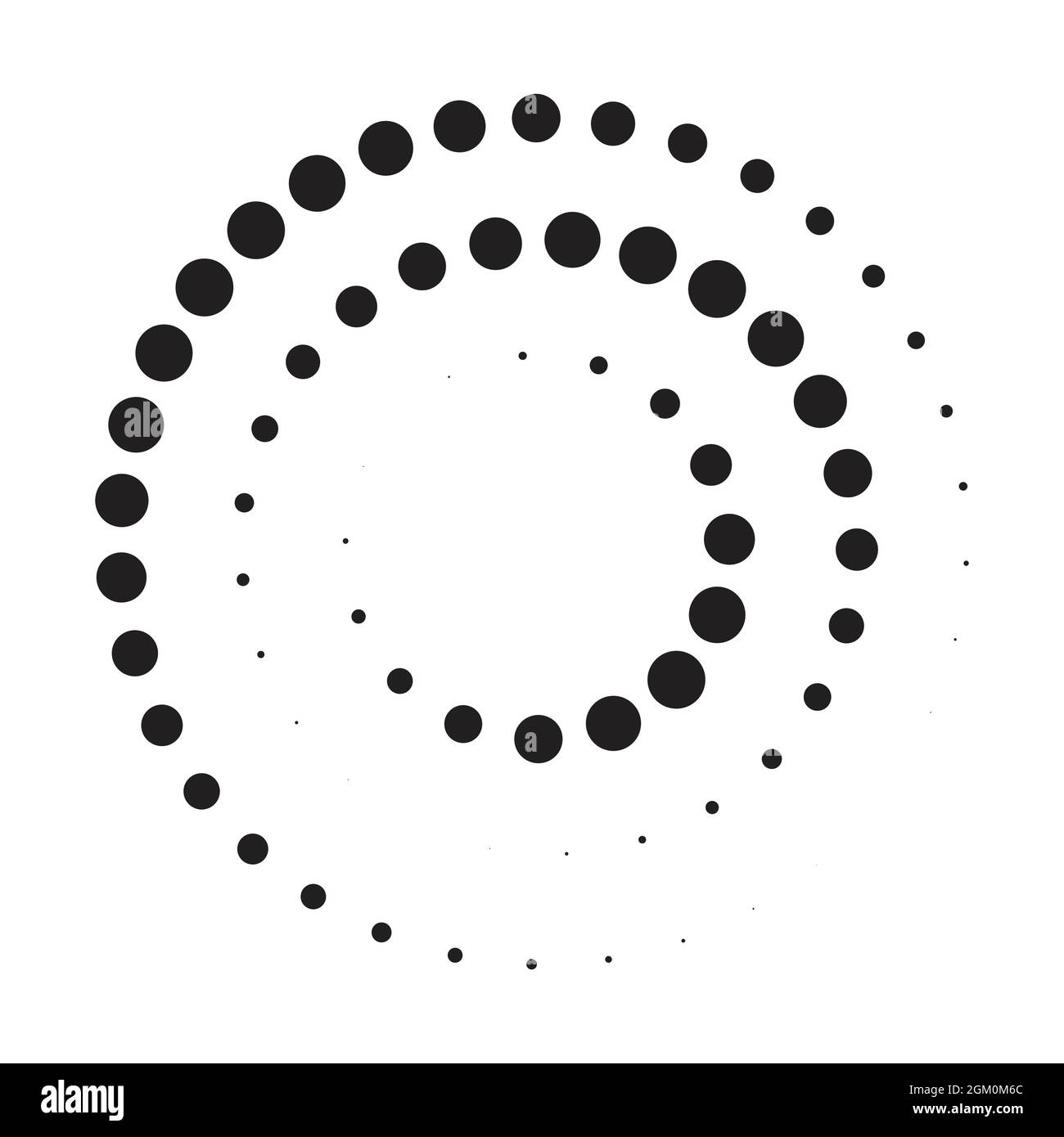 halftone circle dot vector for graphic design, logo, website, social ...