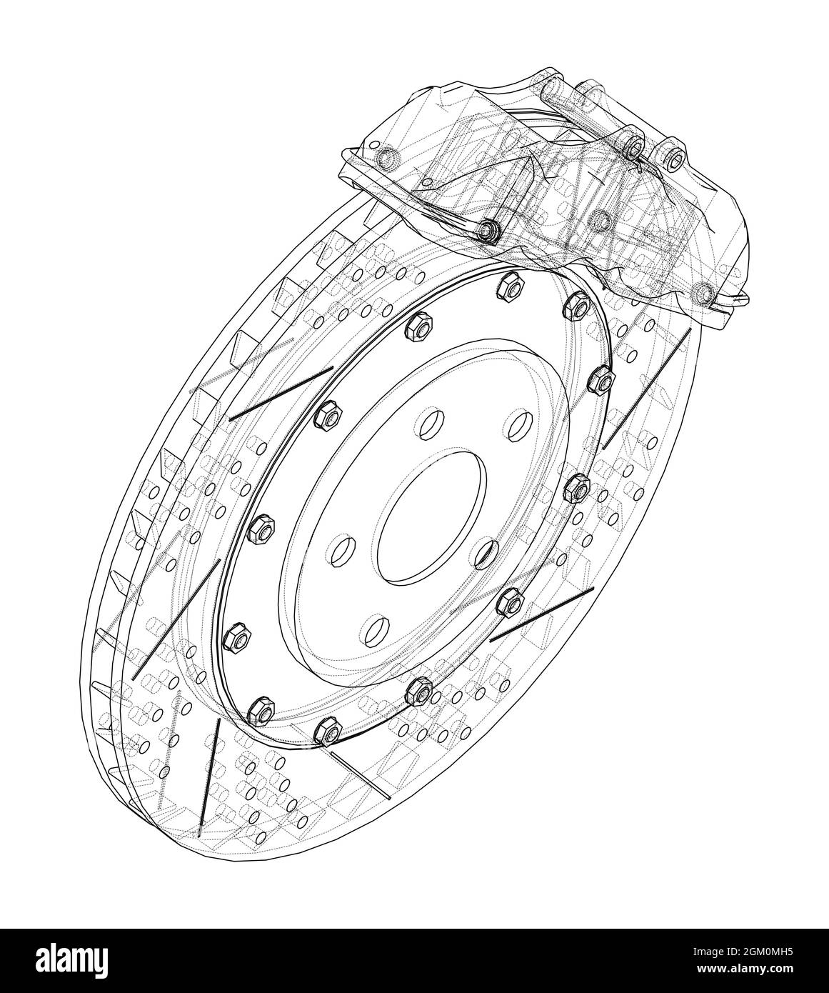 Brake disc outline. Vector Stock Vector Image & Art - Alamy
