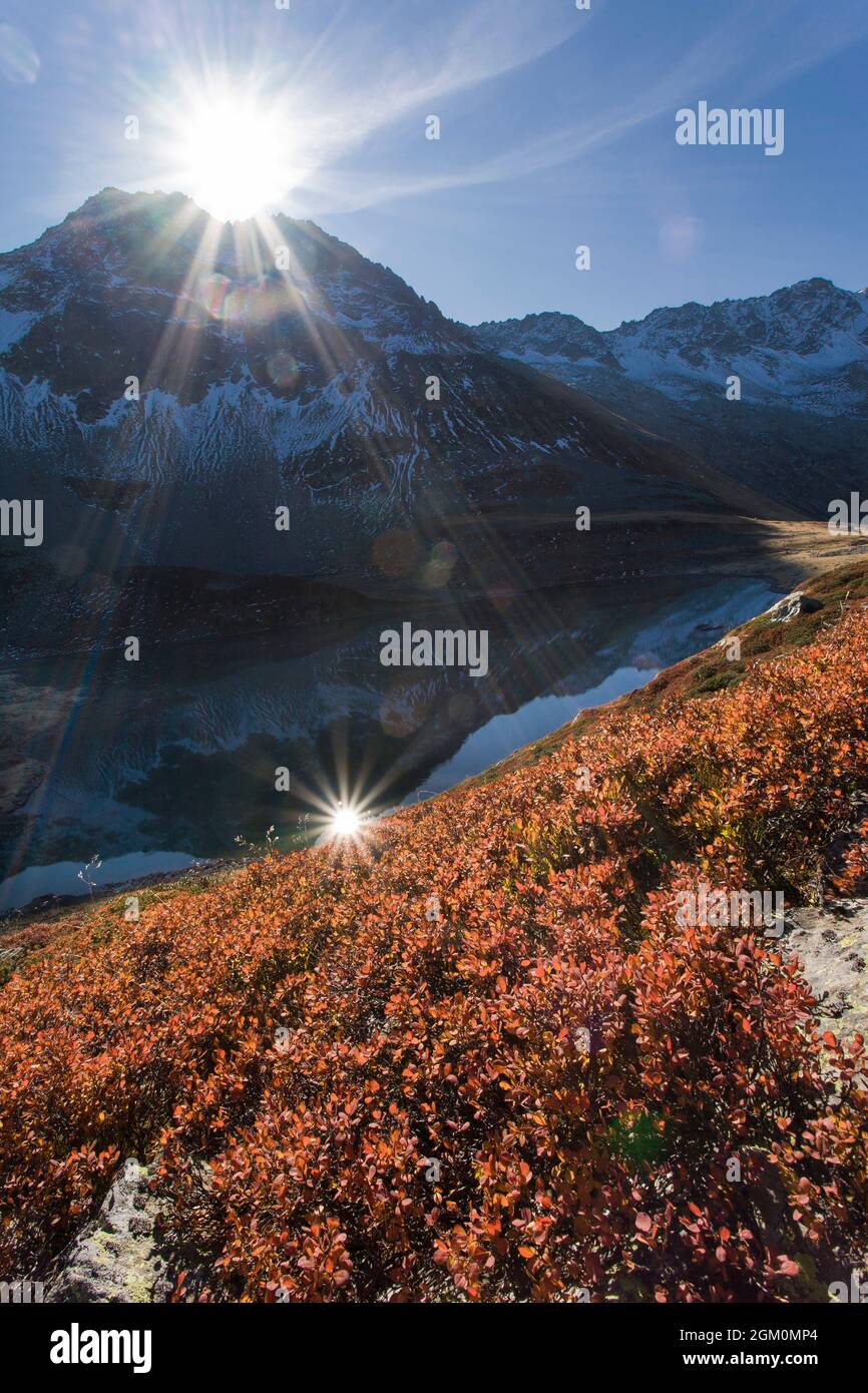 FRANCE HAUTE-SAVOIE (74) LES CONTAMINES-MONTJOIE, LAKE JOVET AND ...