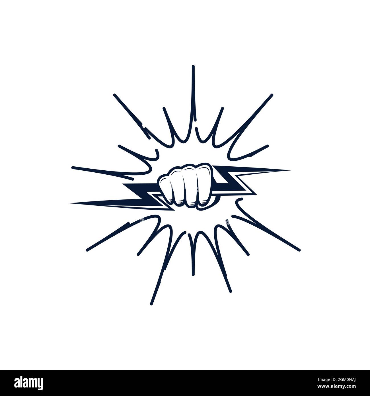 Strong woman background template Cut Out Stock Images & Pictures - Alamy