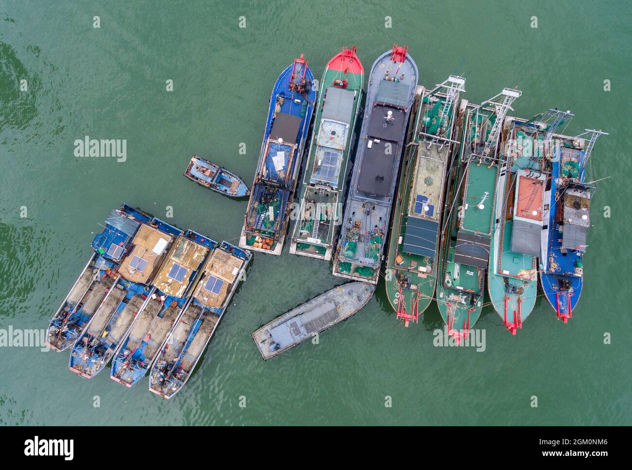 **CHINESE MAINLAND, HONG KONG, MACAU AND TAIWAN OUT**Fishing boats ...