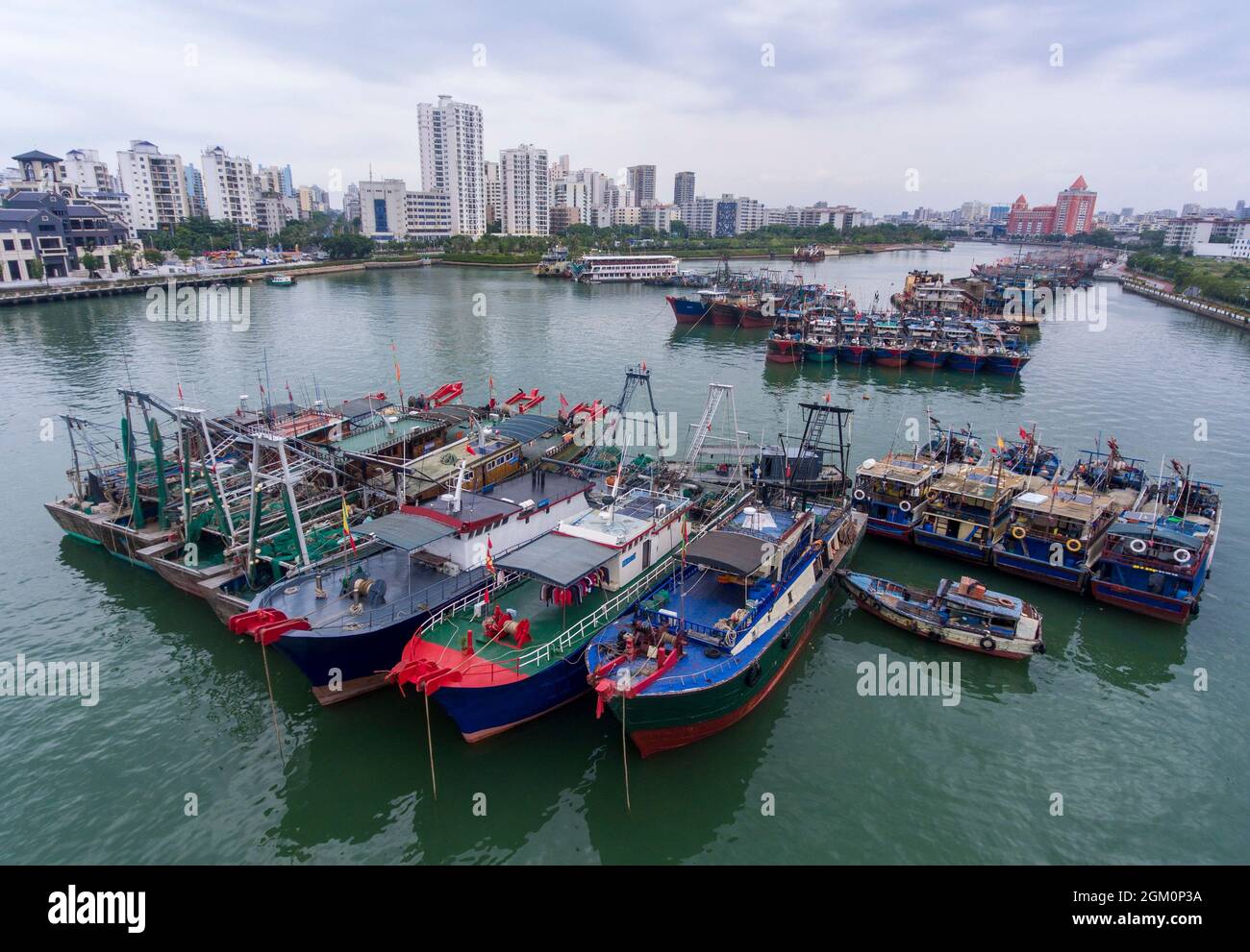 **CHINESE MAINLAND, HONG KONG, MACAU AND TAIWAN OUT**Fishing boats ...