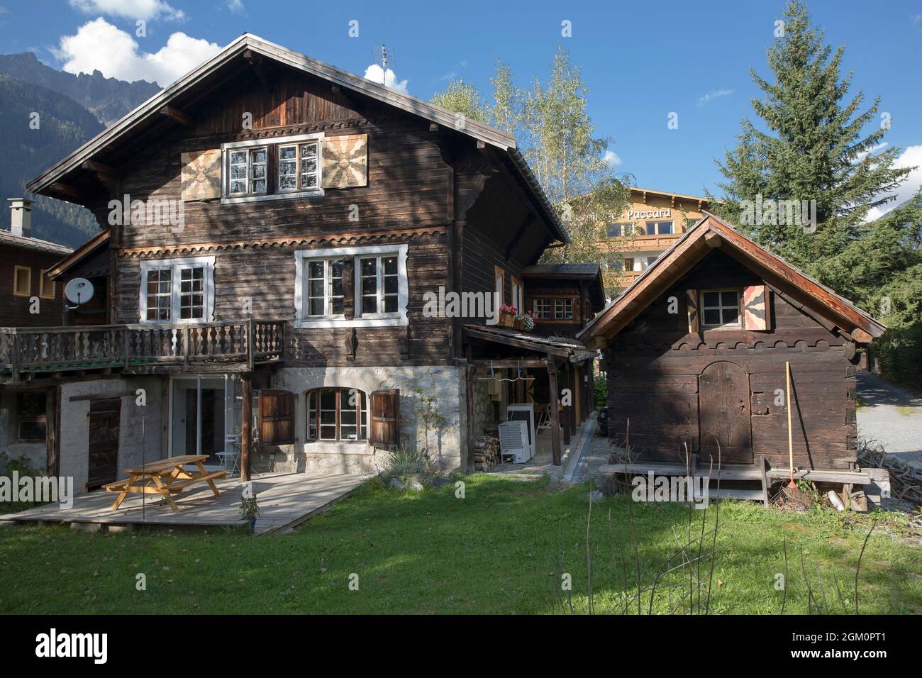 FRANCE HAUTE-SAVOIE (74) CHAMONIX, CHALET : MUSEUM OF THE PAINTER ...