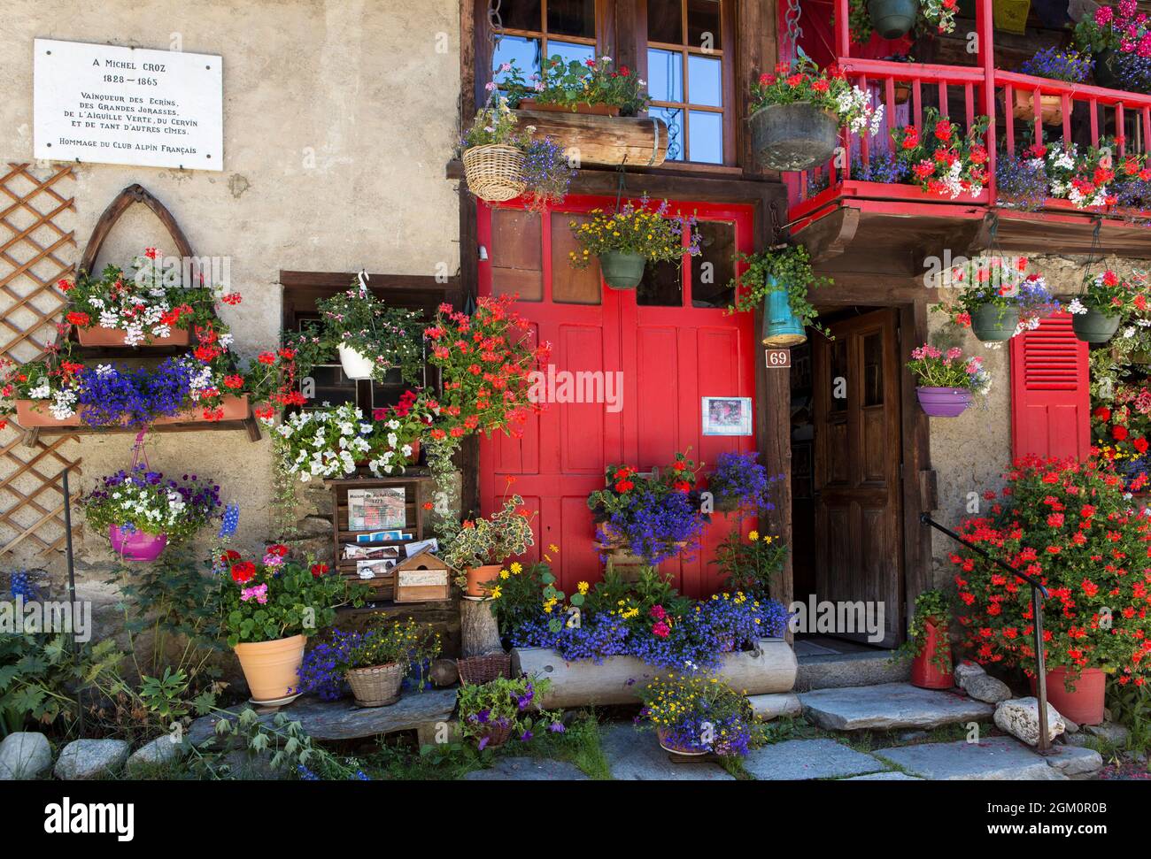 FRANCE HAUTE-SAVOIE (74) CHAMONIX, MICHEL CROZ FARM CALLED "THE PRINCE ...