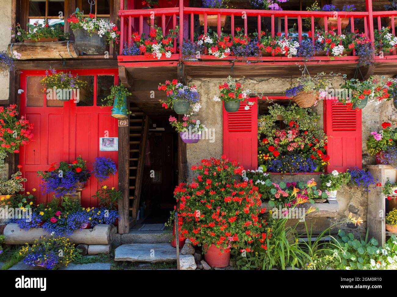 FRANCE HAUTE-SAVOIE (74) CHAMONIX, MICHEL CROZ FARM CALLED "THE PRINCE ...