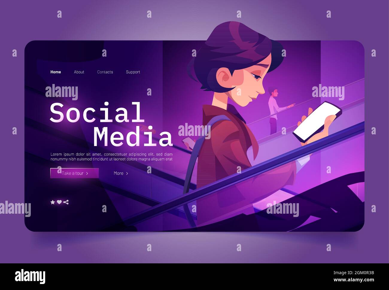 Elevator landing Stock Vector Images - Alamy