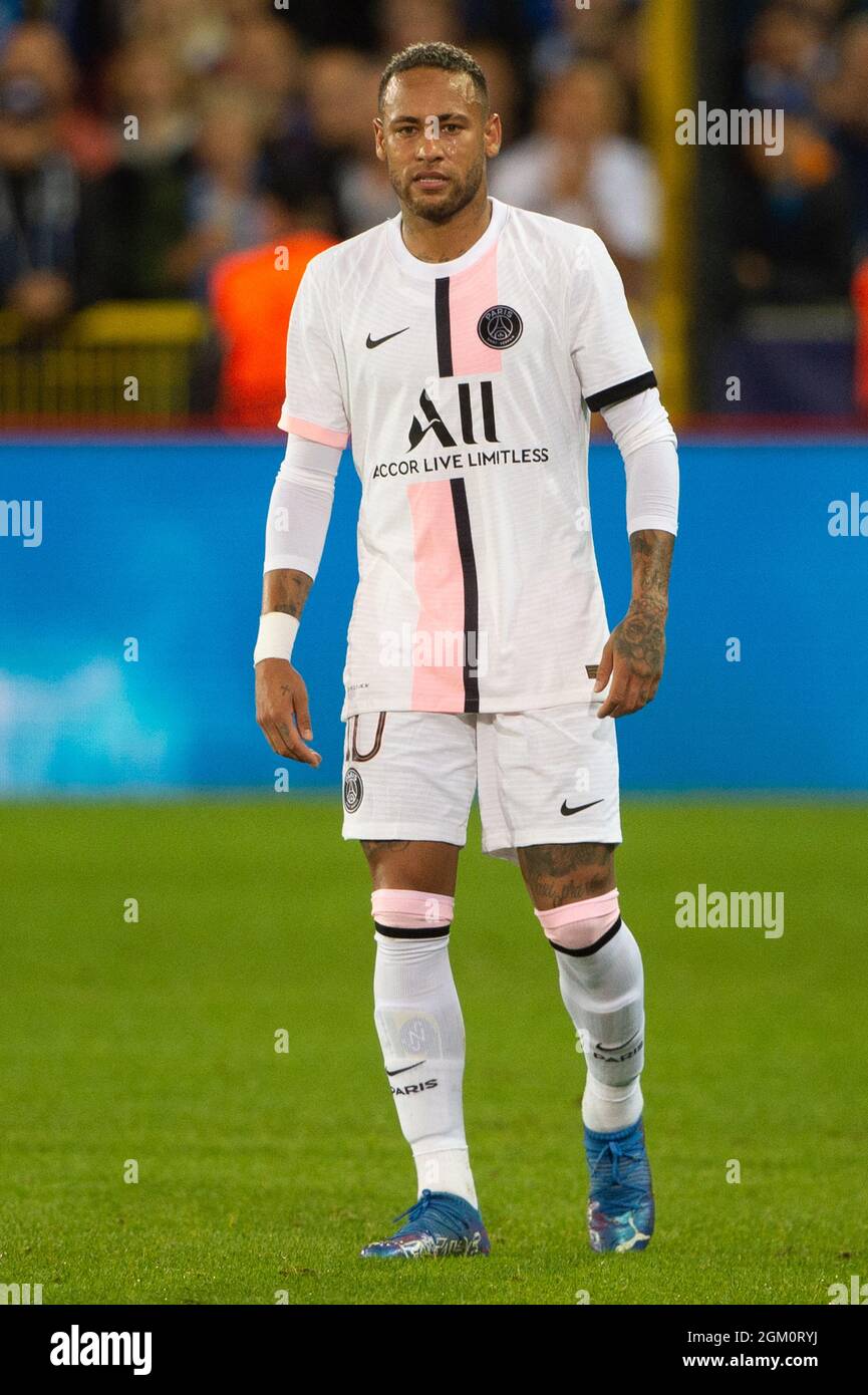Neymar during the UEFA Champions League match between Club Bruges v ...