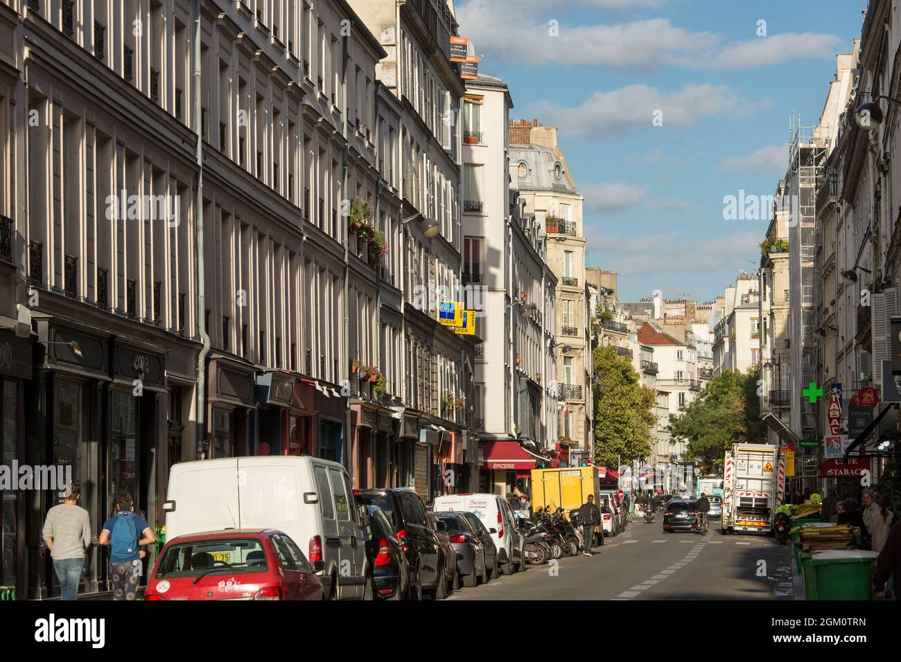 Paris rue de bretagne hi-res stock photography and images - Alamy