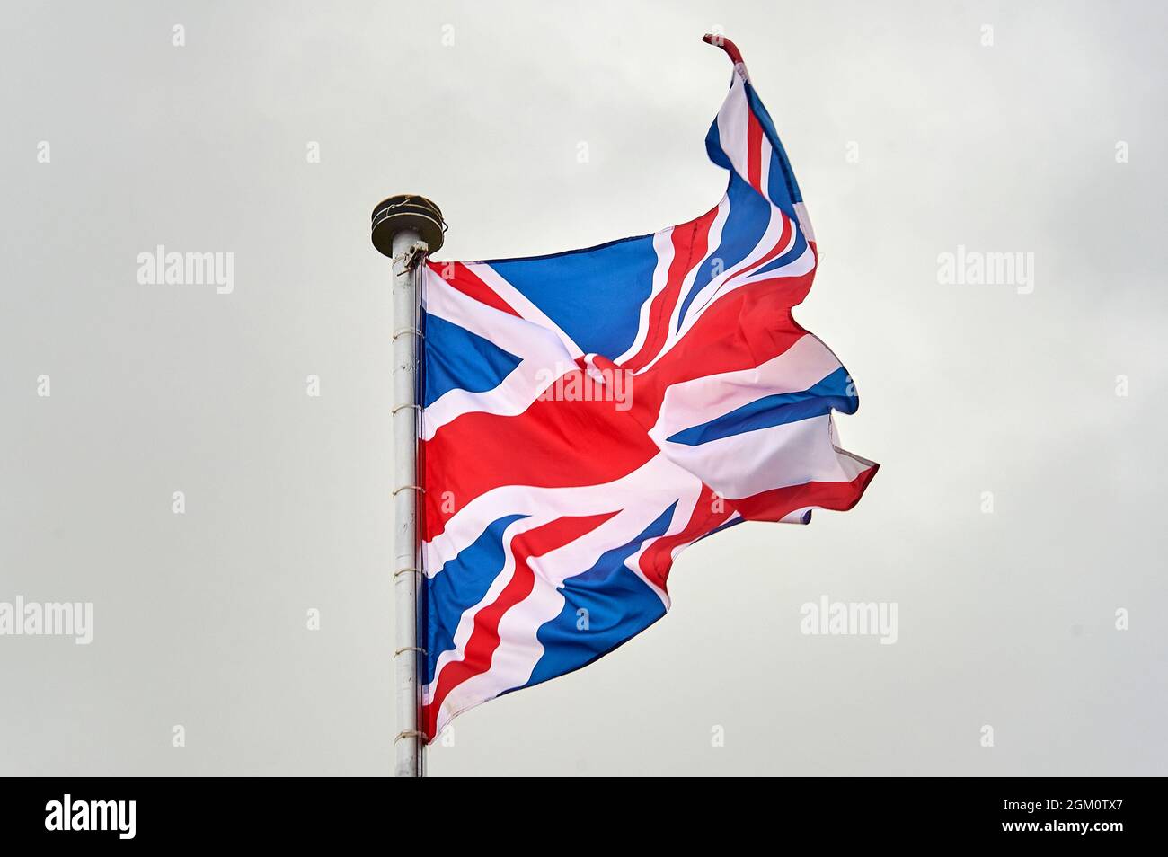 Flying the british flag hi-res stock photography and images - Alamy