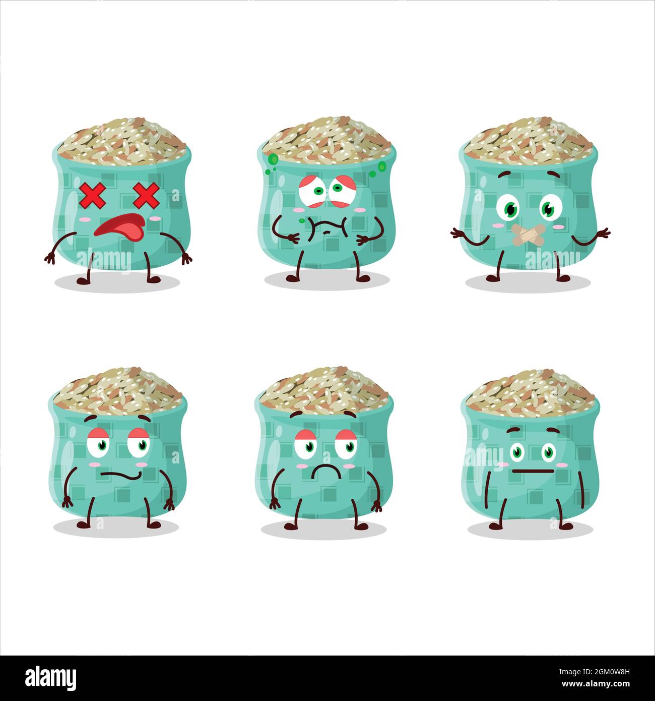 Dried rosemary cartoon character with nope expression. Vector ...