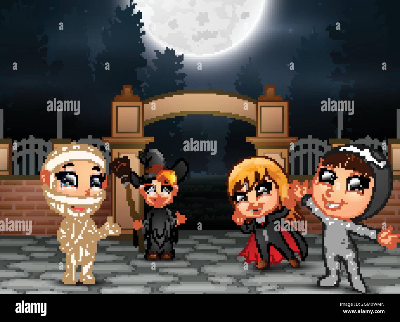 Child street party Stock Vector Images - Alamy