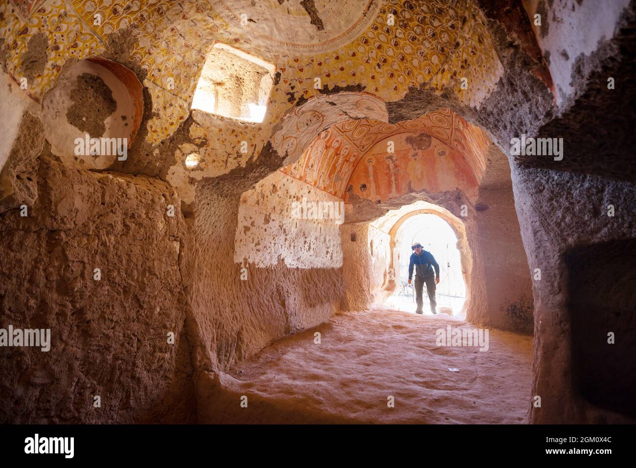 Ancient cave interior in Cappadocia, Turkey Stock Photo - Alamy
