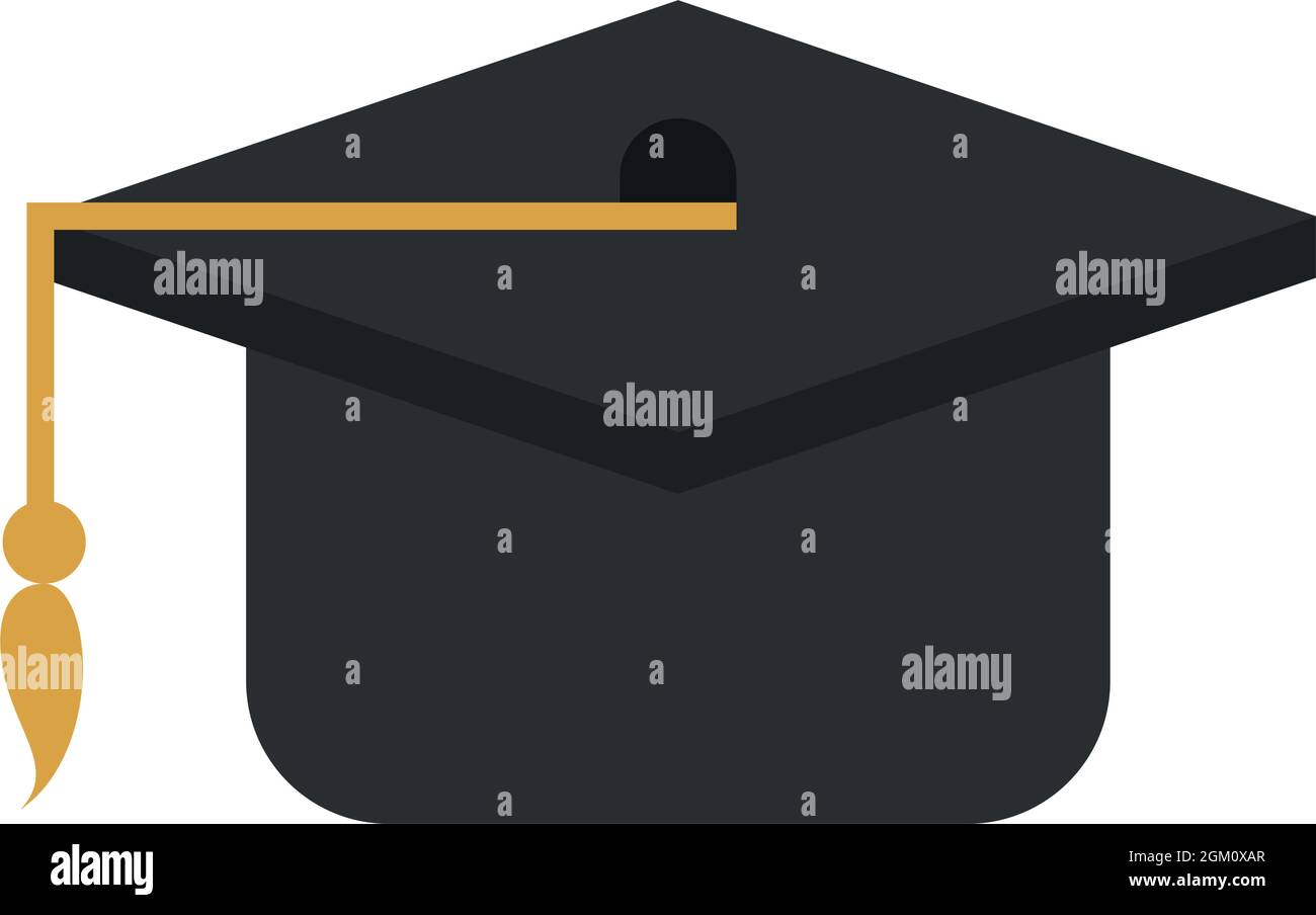 black graduation hat Stock Vector Image & Art - Alamy