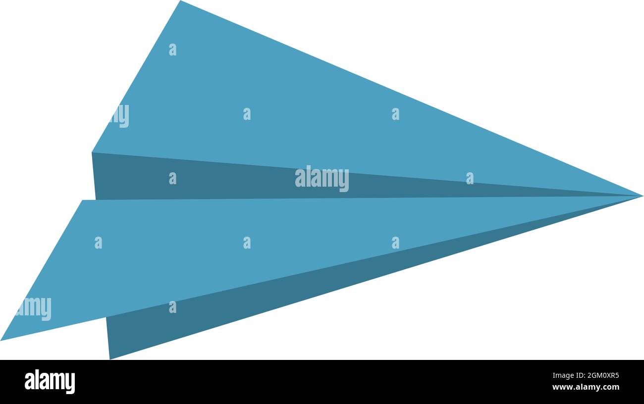 blue airplane paper Stock Vector Image & Art - Alamy