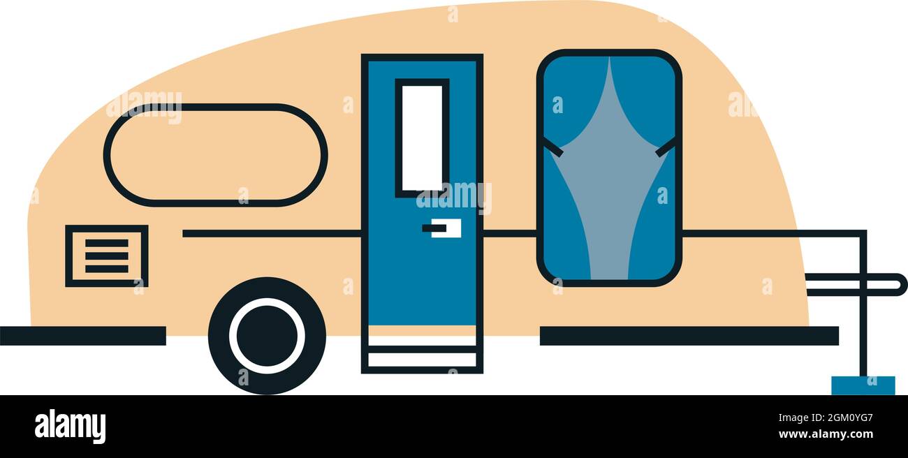 Beige rv Stock Vector Images - Alamy