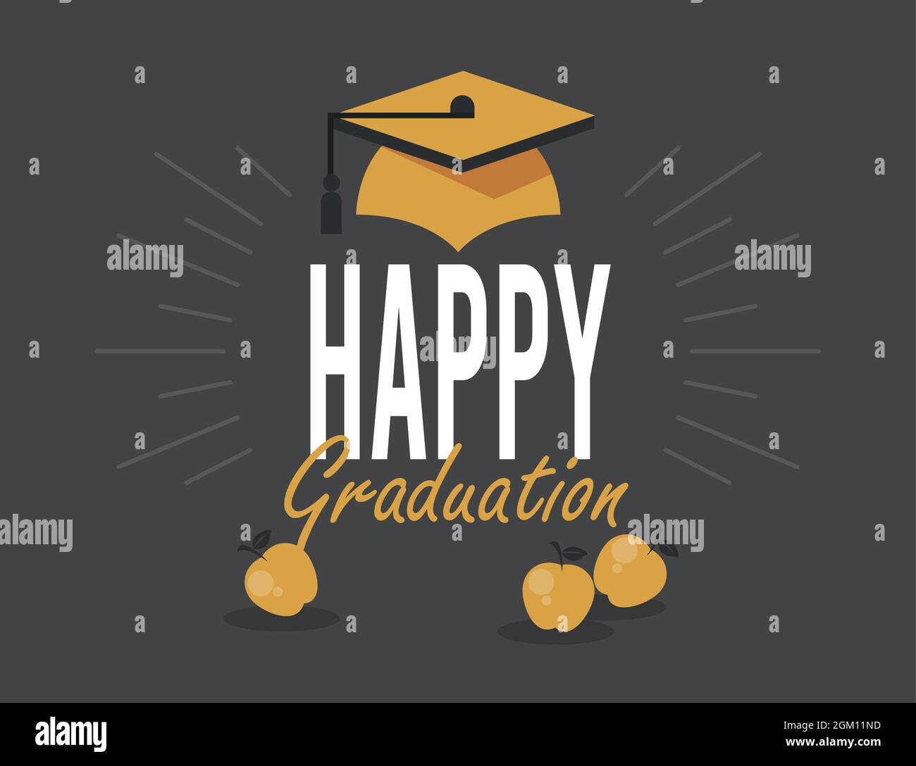 happy graduation postcard Stock Vector Image & Art - Alamy