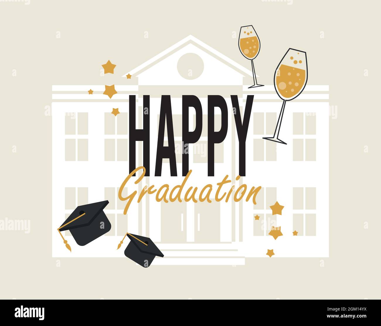 happy graduation poster Stock Vector Image & Art - Alamy