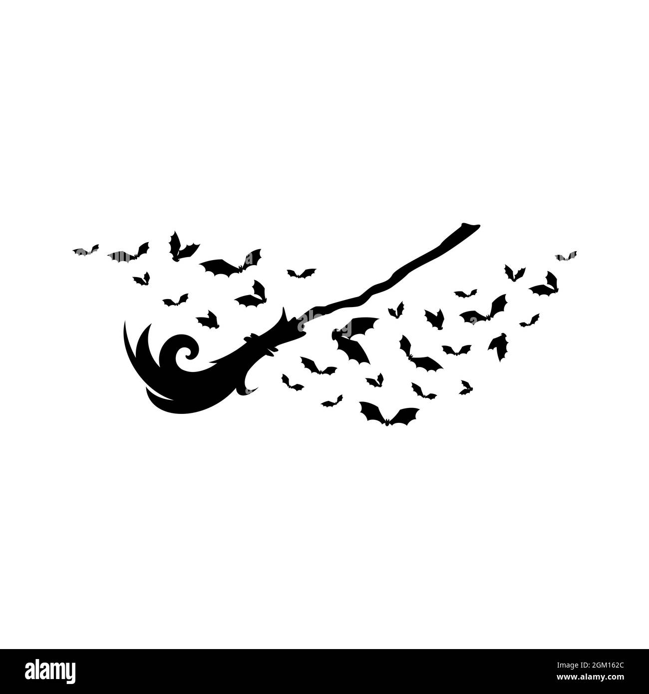 Flying bats sky Black and White Stock Photos & Images - Alamy