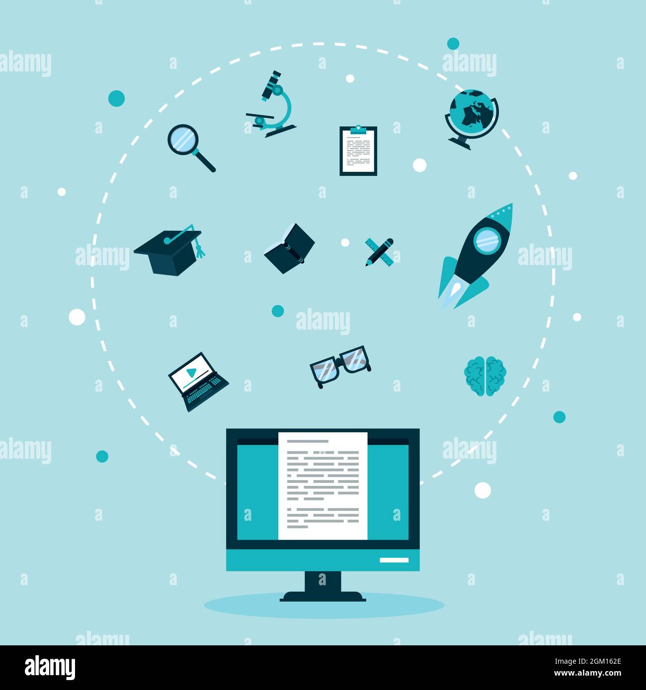 twelve education concept icons Stock Vector Image & Art - Alamy