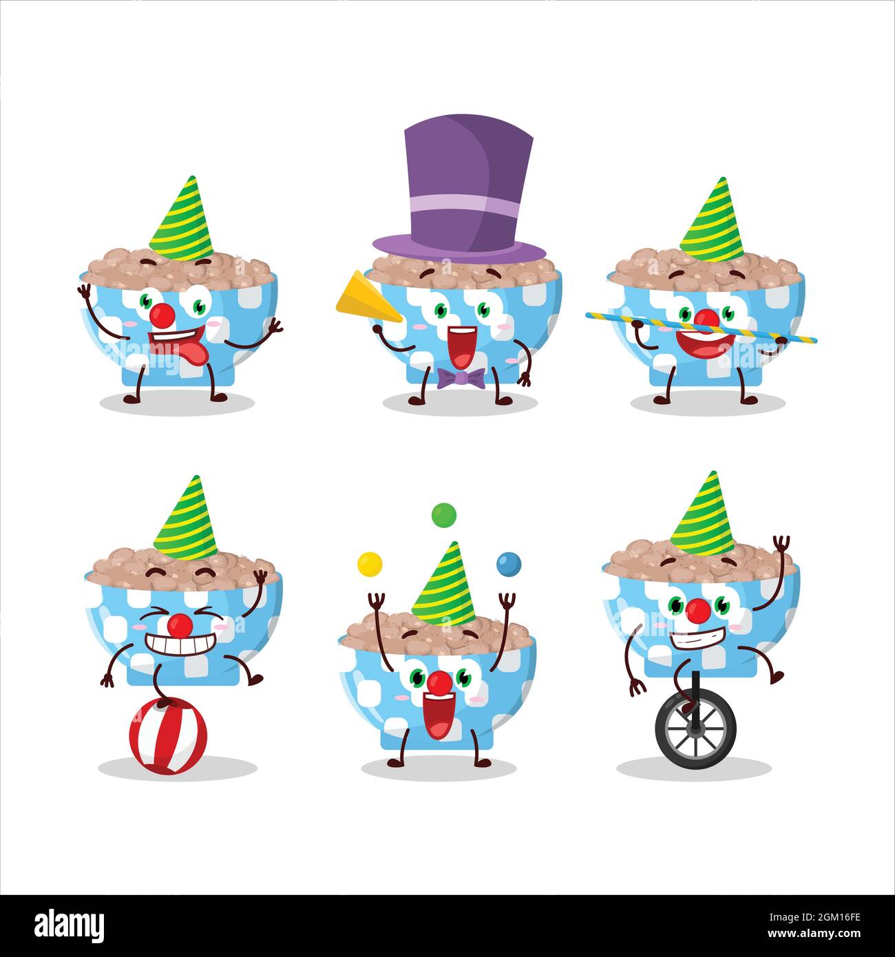Cartoon character of pinto beans with various circus shows. Vector ...