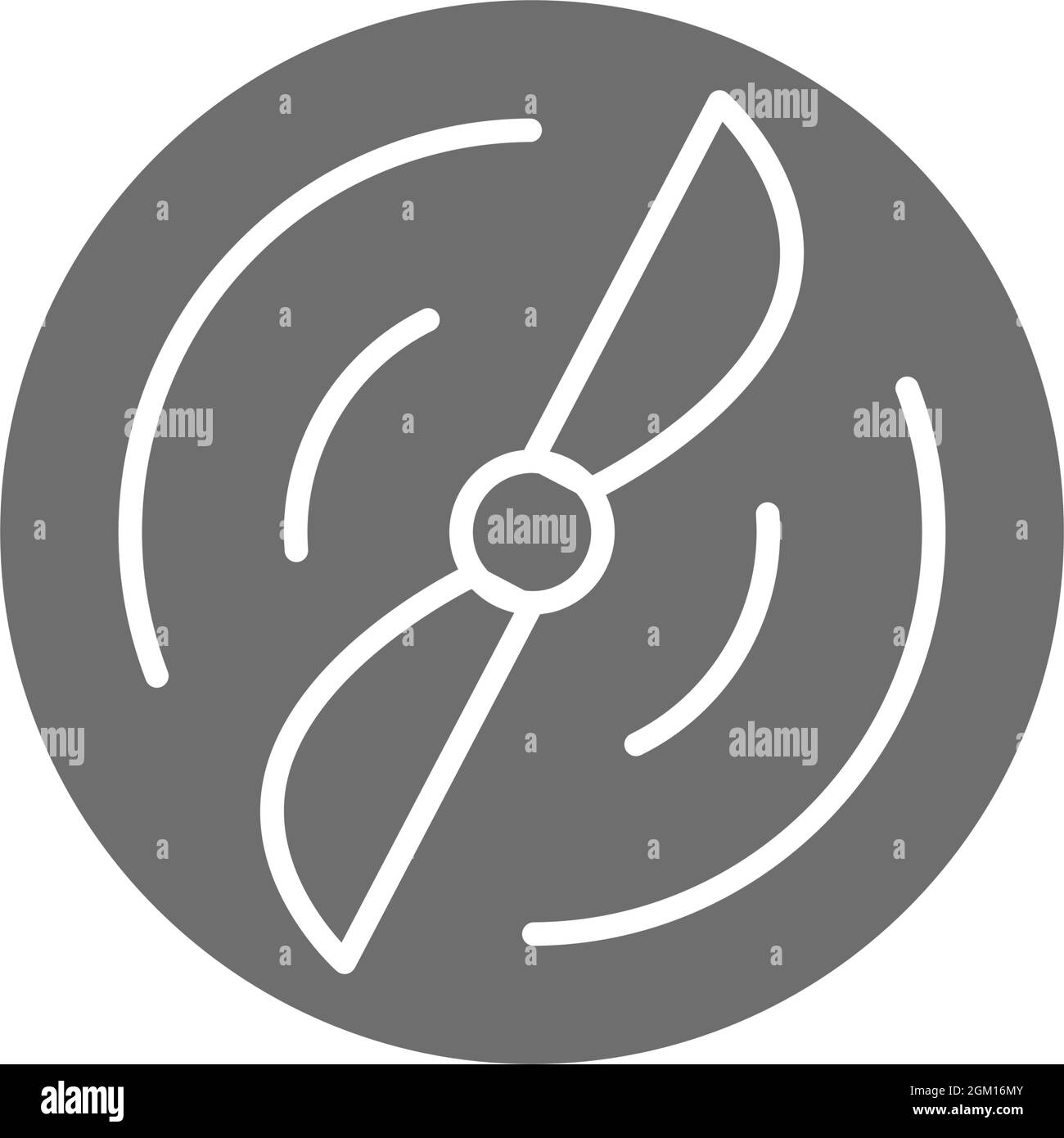 Propeller of airplane, plane blade, fan, turbines, engine power grey ...