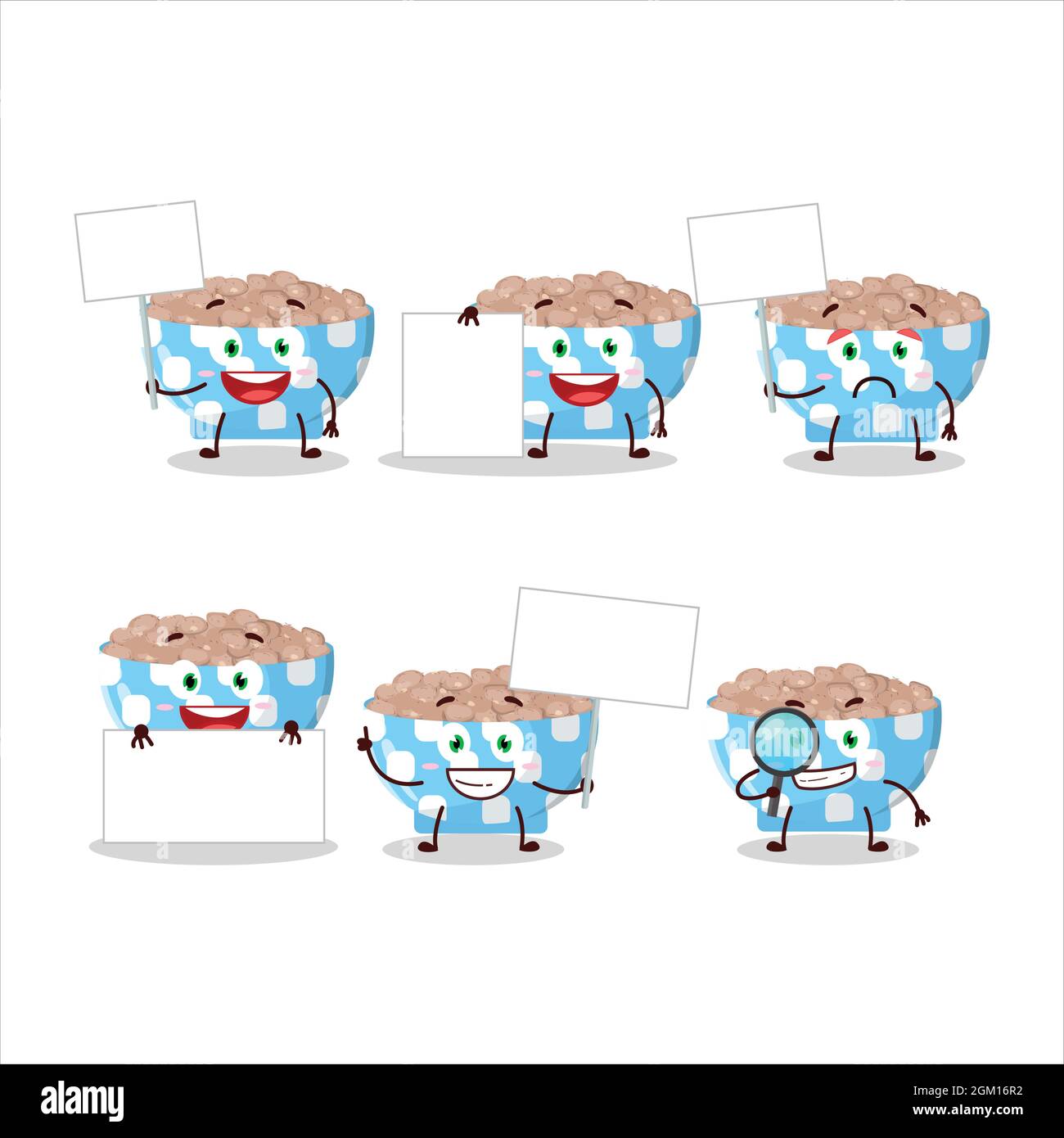 Pinto beans cartoon character bring information board. Vector ...