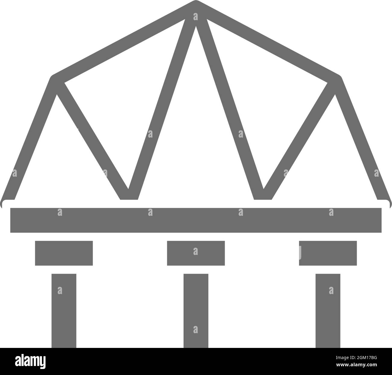 Rope bridge sign Stock Vector Images - Alamy