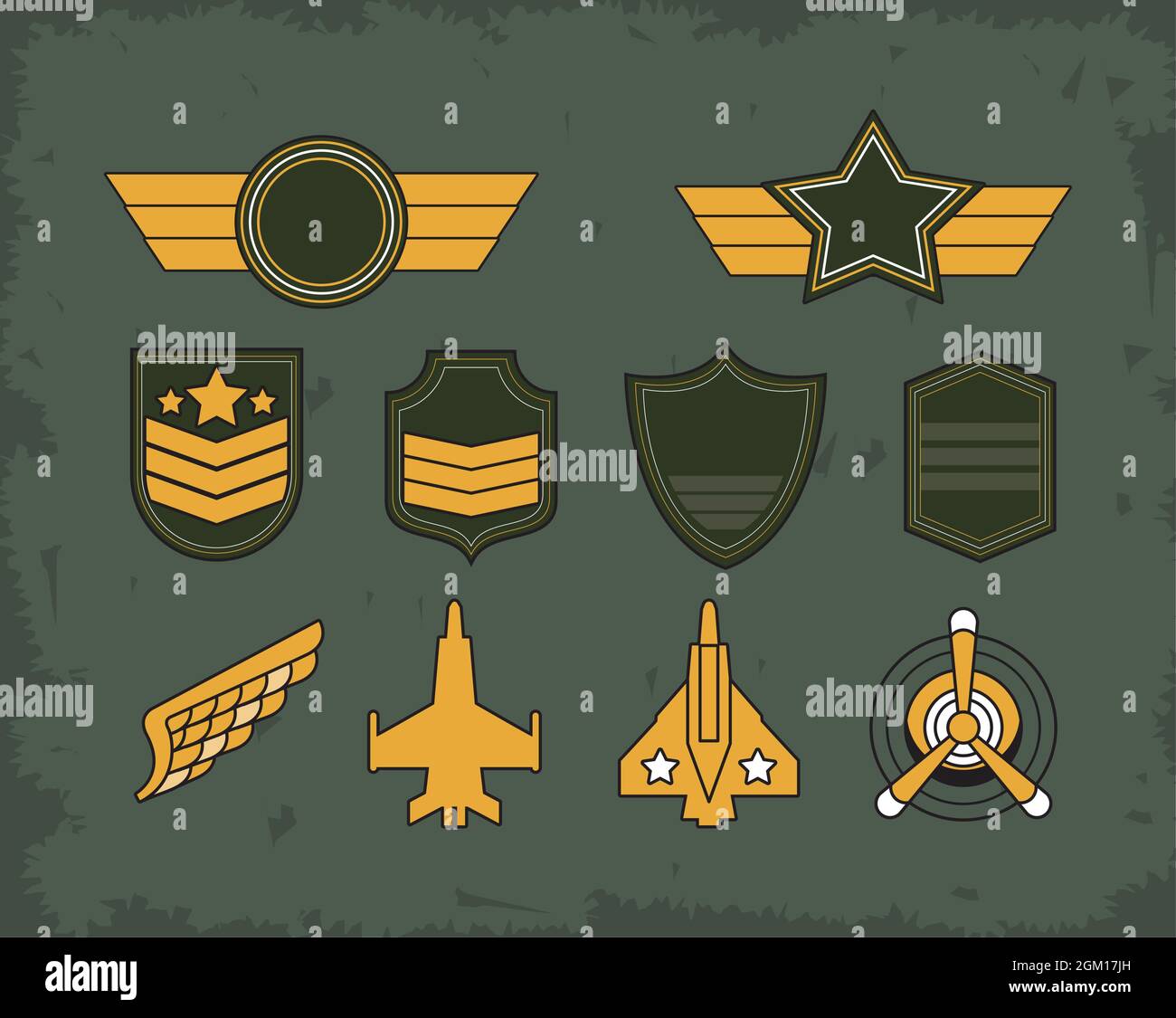 Military rank insignias hi-res stock photography and images - Alamy