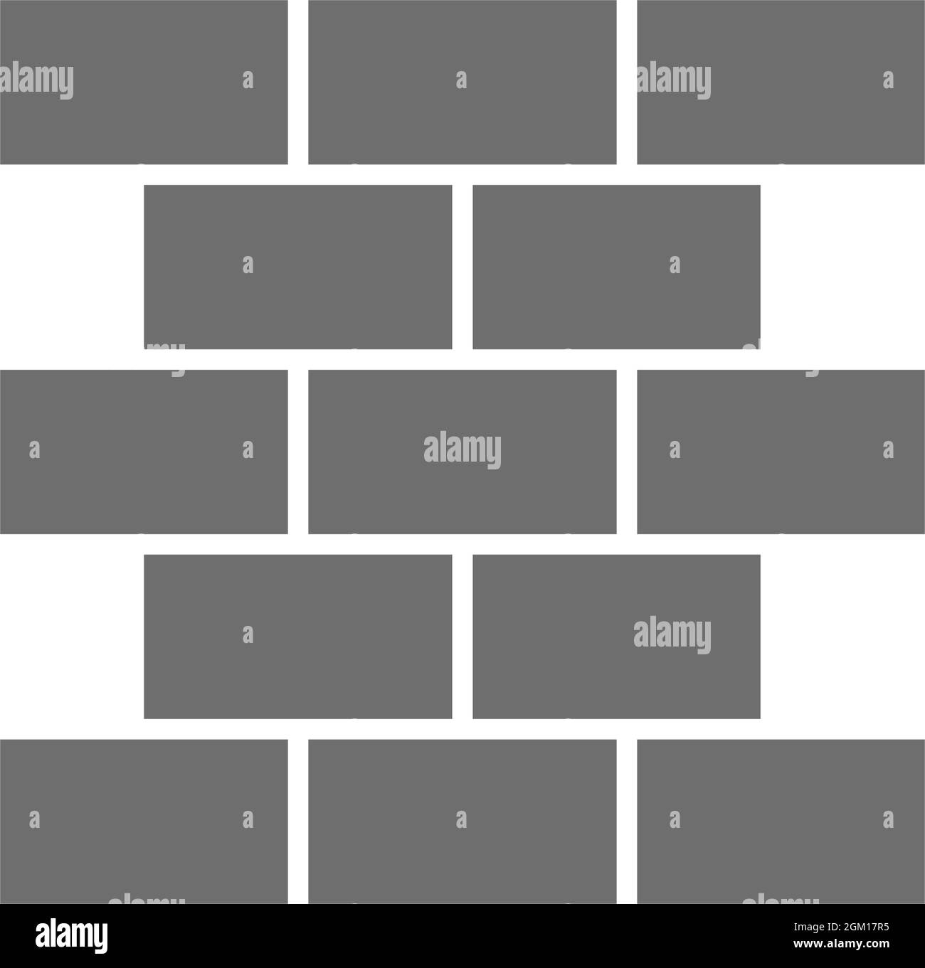 Grey Brickwork Stock Vector Images - Alamy