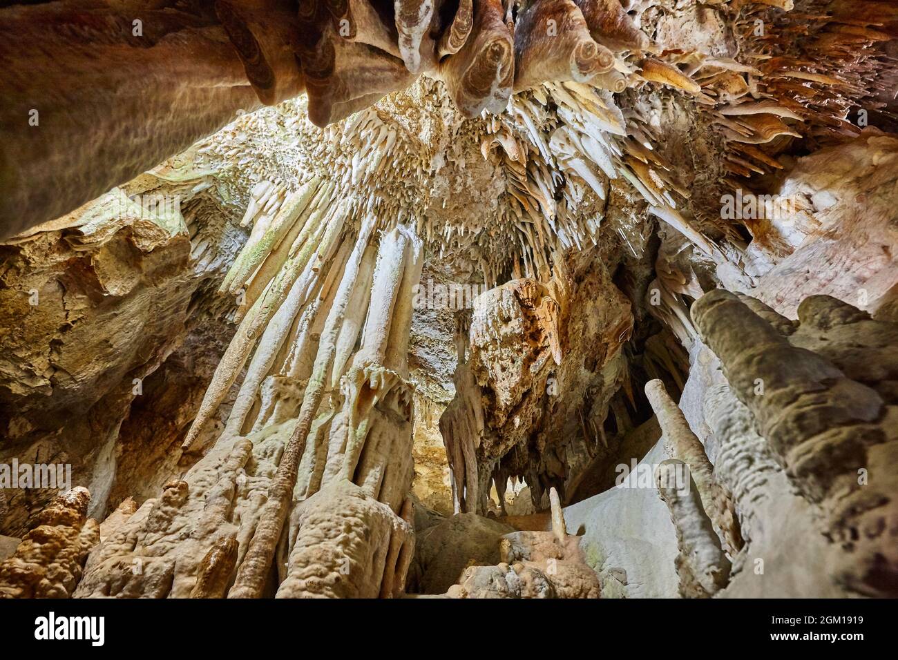Campanet caves in Mallorca. Geological and mineral. Balearic islands ...